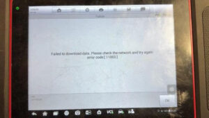 Solved: Autel MK906BT Failed to Download Data 11003 Error Code
